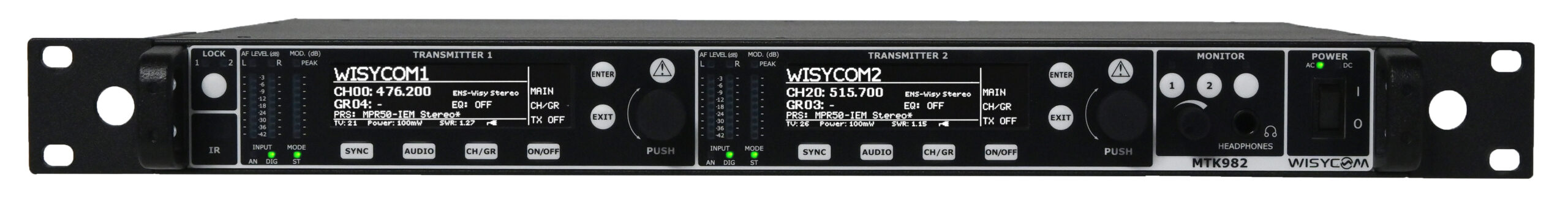 Wisycom Announces Updates to MTK982 Dual-Wideband Transmitter at NAMM ...
